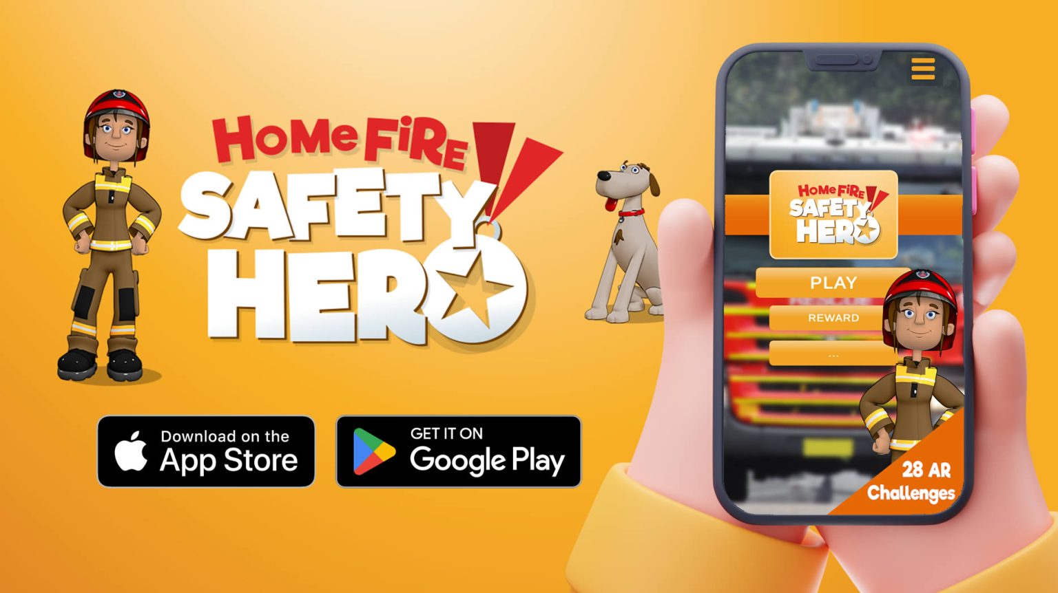 Home Fire Safety Hero AR App – Brigade Kids